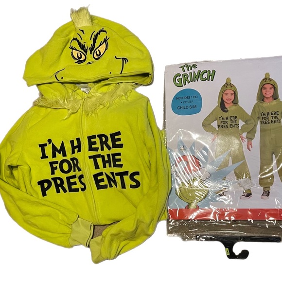Costumes | The Grinch One Piece Zipper Up Hoodie Costume | Poshmark